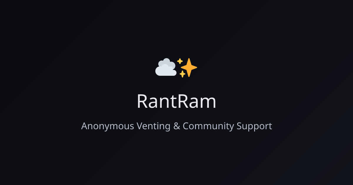 RantRam – Vent Anonymously & Feel Heard
